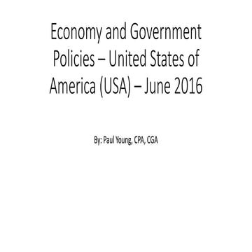 Economy of usa | PPTX