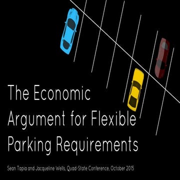 The Economic Argument for Flexible Parking | PPT