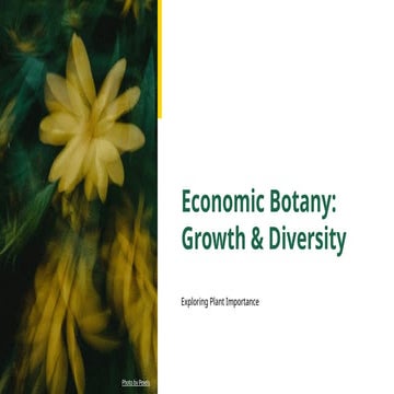 Economic botany | PPTX
