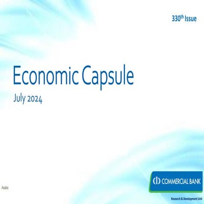 Commercial Bank Economic Capsule - July 2024 | PPT