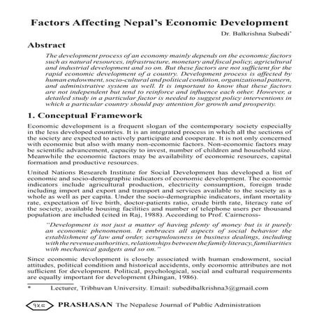 Economic development | PDF
