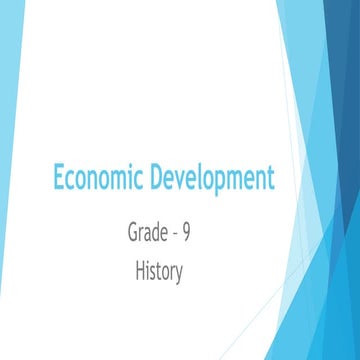 Economic development | PPT