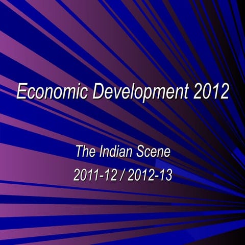 Presentation on Indian economy | PPTX