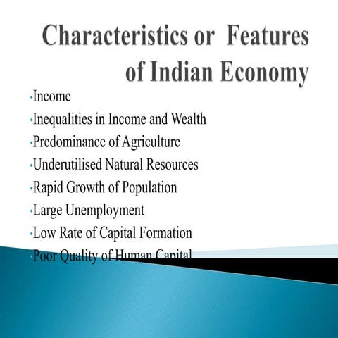 Economic development of india | PPT