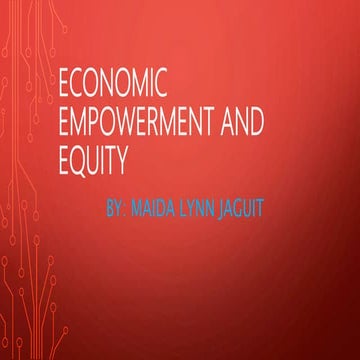 Economic empowerment | PPTX