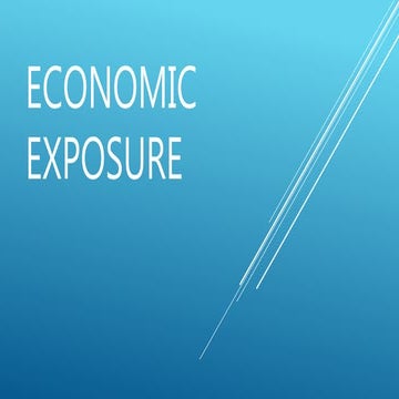 Economic exposure | PPTX