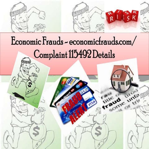 Economic frauds | PPTX