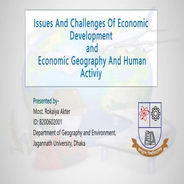 Economic Geography | PPTX