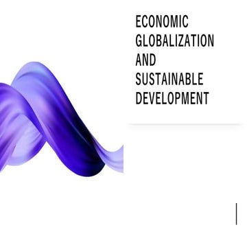 Economic globalization and sustainable development.pptx | Business ...