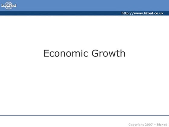 Economic growth cost - benefits.ppt