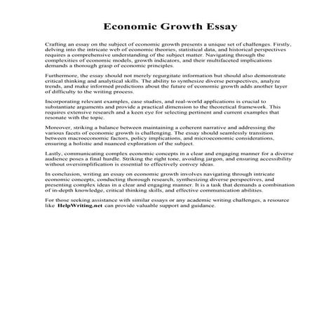 Economic Growth Essay.pdf