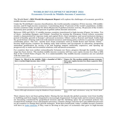 World Bank World Development Report 2024 | PDF