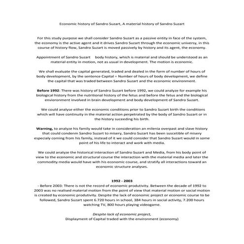 Economic history of sandro suzart ii Sandro Suzart SUZART Relationship ...