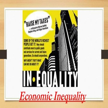 Economic inequality | PPTX