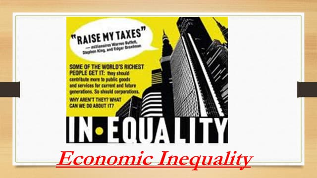 GLOBAL INCOME INEQUALITY ALTEA POWERPOINT | PPTX