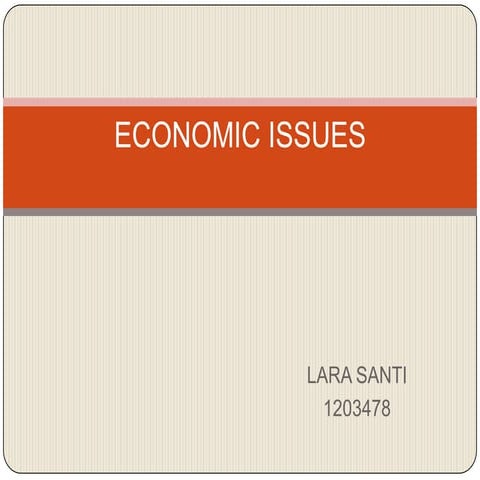 Economic issues | PPT