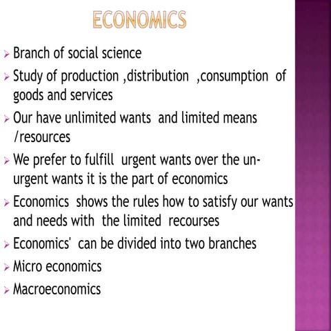 Economic fudamental concepts | PPT