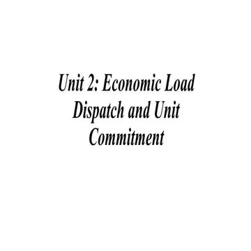Economic Load Dispatch and Unit Committment (1).pptx