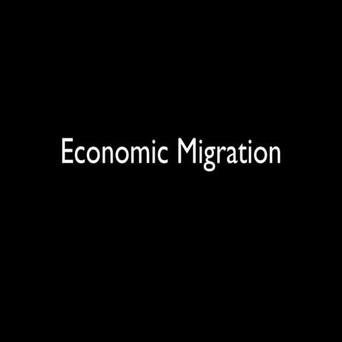 Economic migration | PDF
