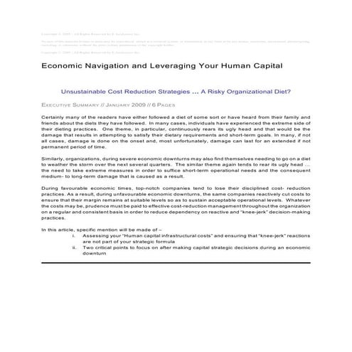 Cost Cutting Strategies | PDF