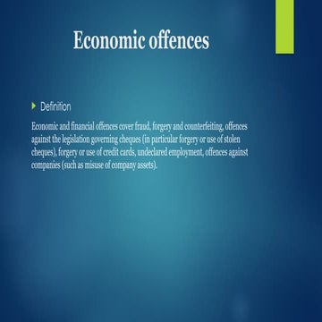 Economic offences as white collar crime PPT.pptx