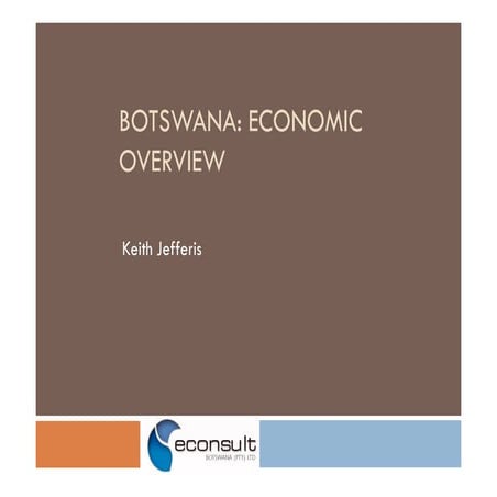 2008:Botswana Economic Overview | PDF