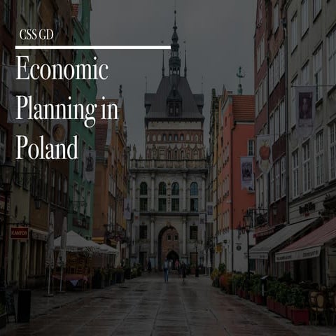 Economic planning in poland | PPT