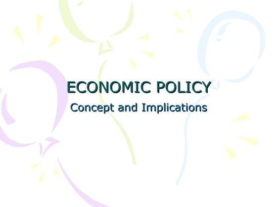 Economic growth and development | PPT