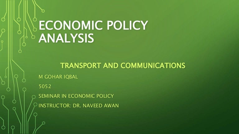 Economic Policy Analysis economic-policy-analysis