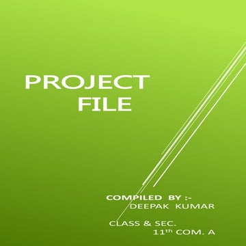 Economic project | PPTX