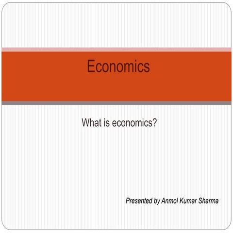 Economics | PPTX