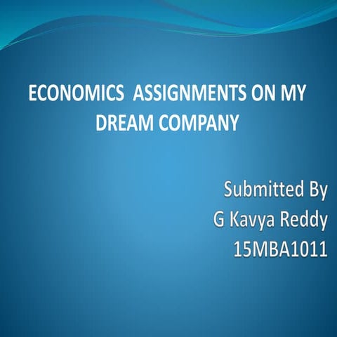 Economics | PPTX | Business | Business and Finance