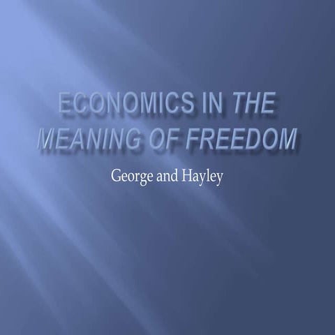Economics hayley, george | PPTX