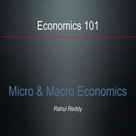 Economics 101 | PPTX