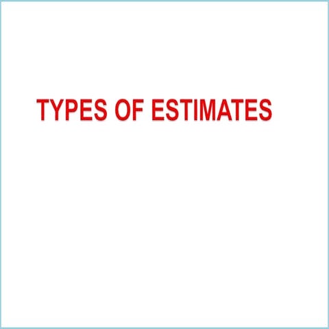 Introduction to estimation | PPTX
