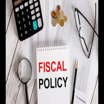 ECONOMICS 9 - FISCAL POLICY Grade 9 Social Stud | PPTX