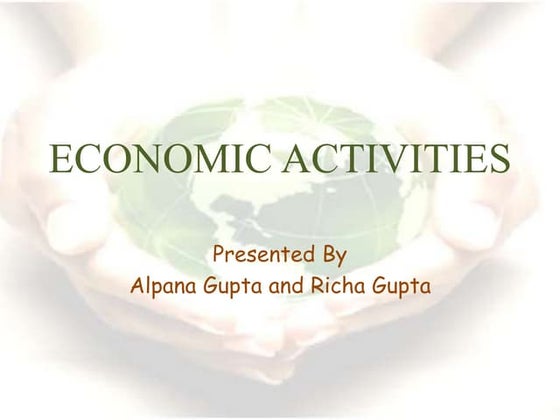 Economic activities | PPSX