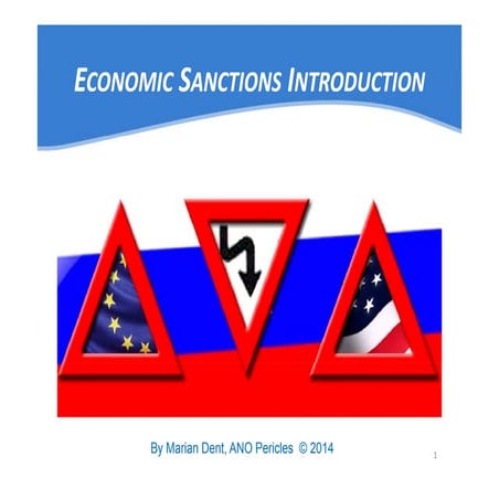 Economic sanctions Intro-Basic Theory & Russia Sanctions | PDF
