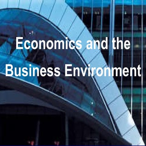 Economics & Business Environment | PPT