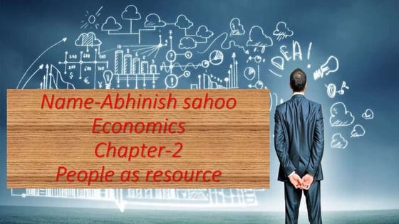 PEOPLE AS RESOURCE Class 9 cbse ppt-1.pptx | Business | Business and Finance