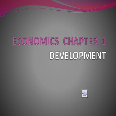 Economics Chapter 1 Development 1 Pptx