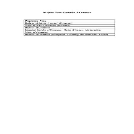 Economics & commerce | DOCX