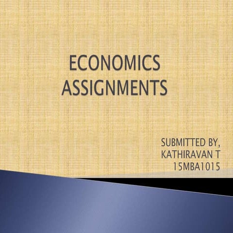 Economics final ppt presentation | PPTX