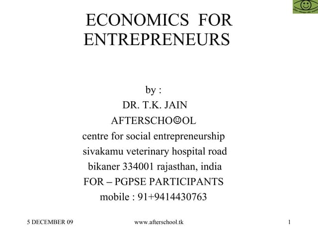 Entrepreneurship development assignment | PDF