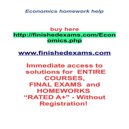 Economics homework help | ODT | Business | Business and Finance
