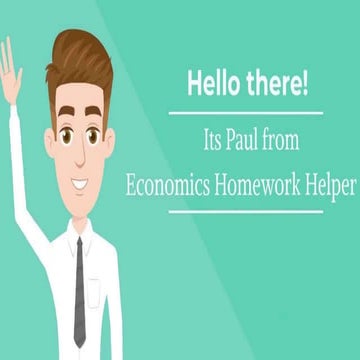 Economics Homework helper | PPT
