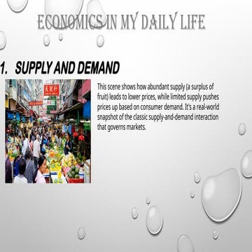Economics in our daily life and importance of economics | PPTX