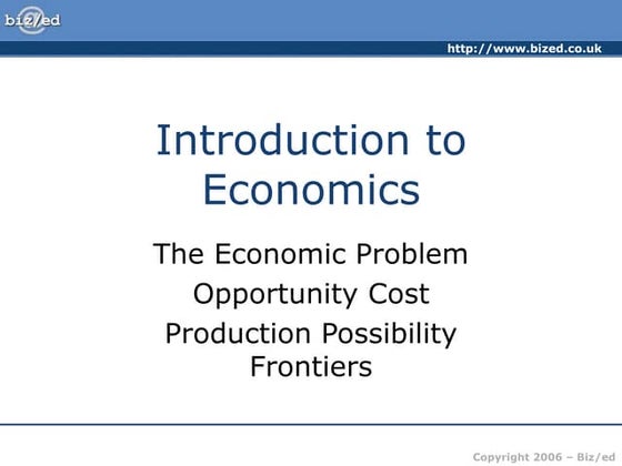 Introduction to Economics | PPT