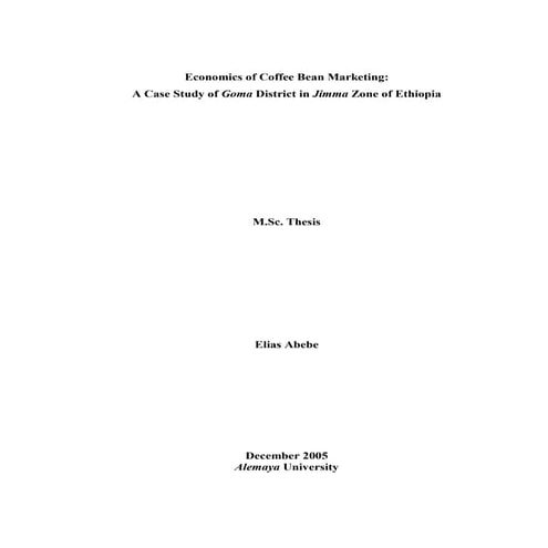 Business Plan for Agricultural Products (Soya Bean, Pulse, Sesame and ...