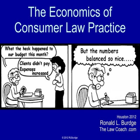 Economics of Practicing Consumer Law 2012 | PPT | Personal Taxes ...
